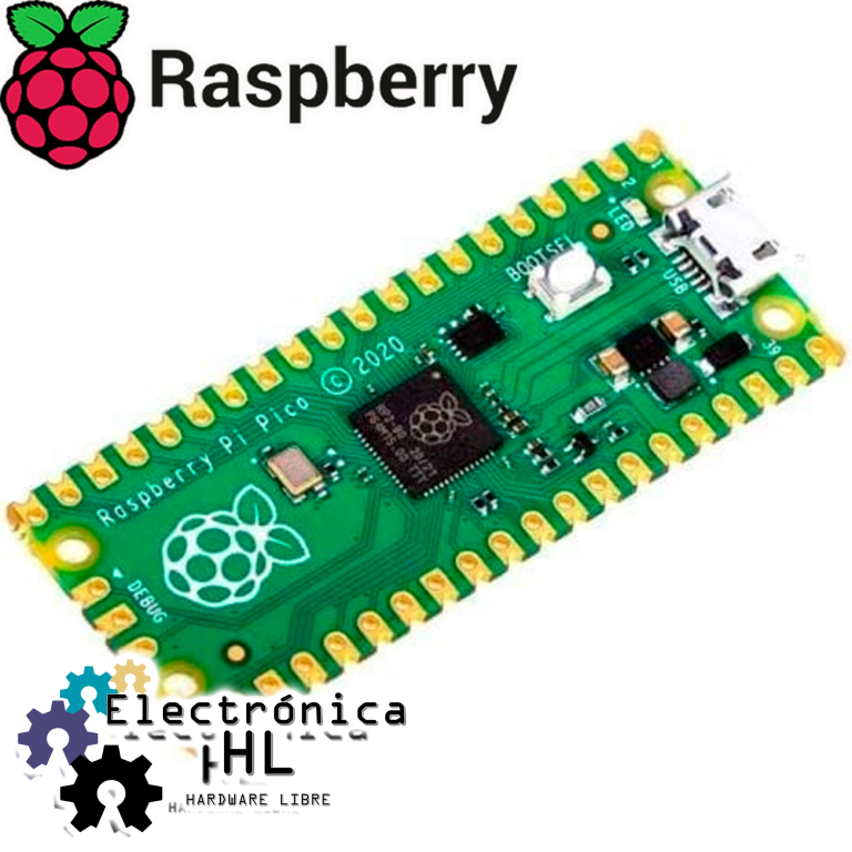 Raspberry Pi Pico Rp2040 Arm Cortex M0 Electronica Hl 9303